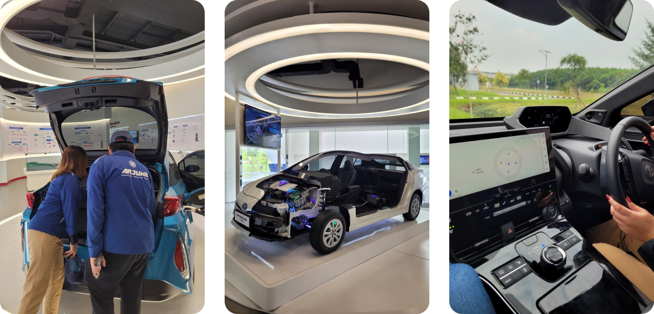 Arjuna EV Team UGM Mengunjungi Toyota xEV Center, Fasilitas Edukasi ...