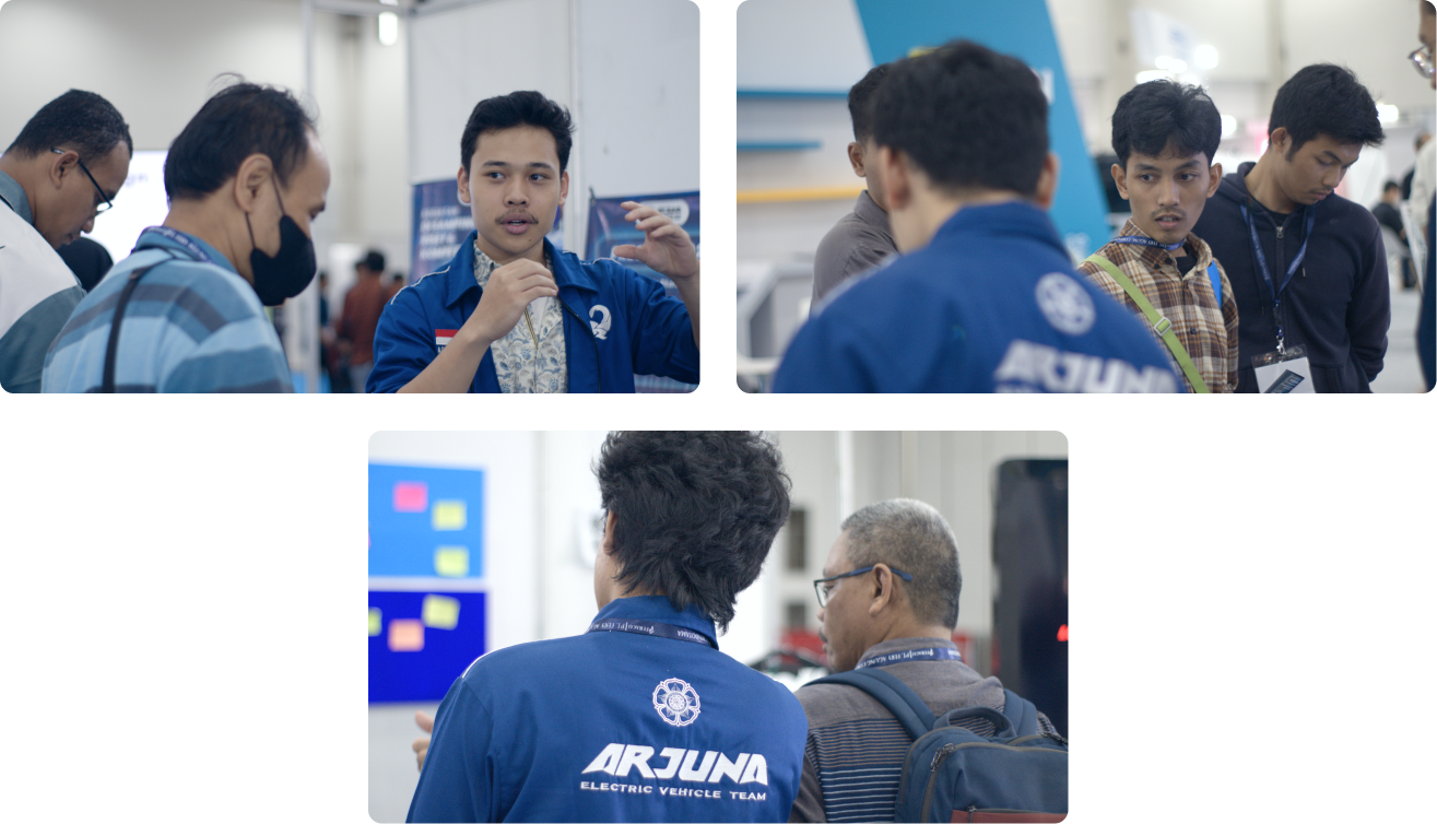 Arjuna Memukau Sebagai Exhibitor Mahasiswa di Electric Vehicle ...
